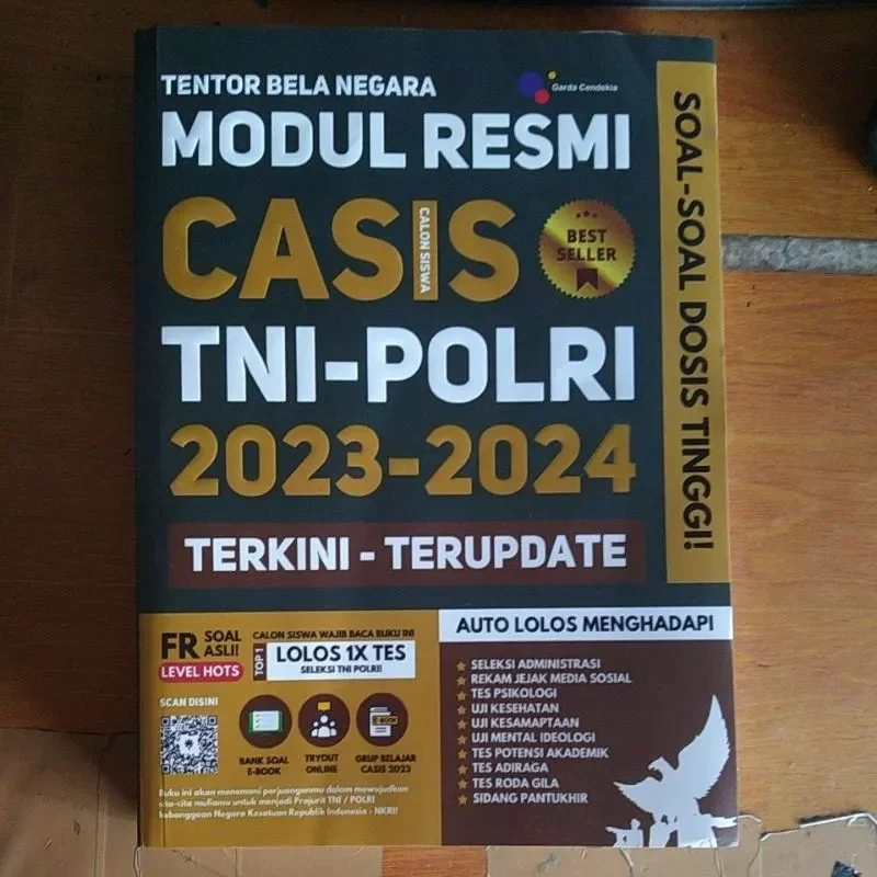 MODUL RESMI CASIS TNI POLRI 2023-2024 | Lazada Indonesia