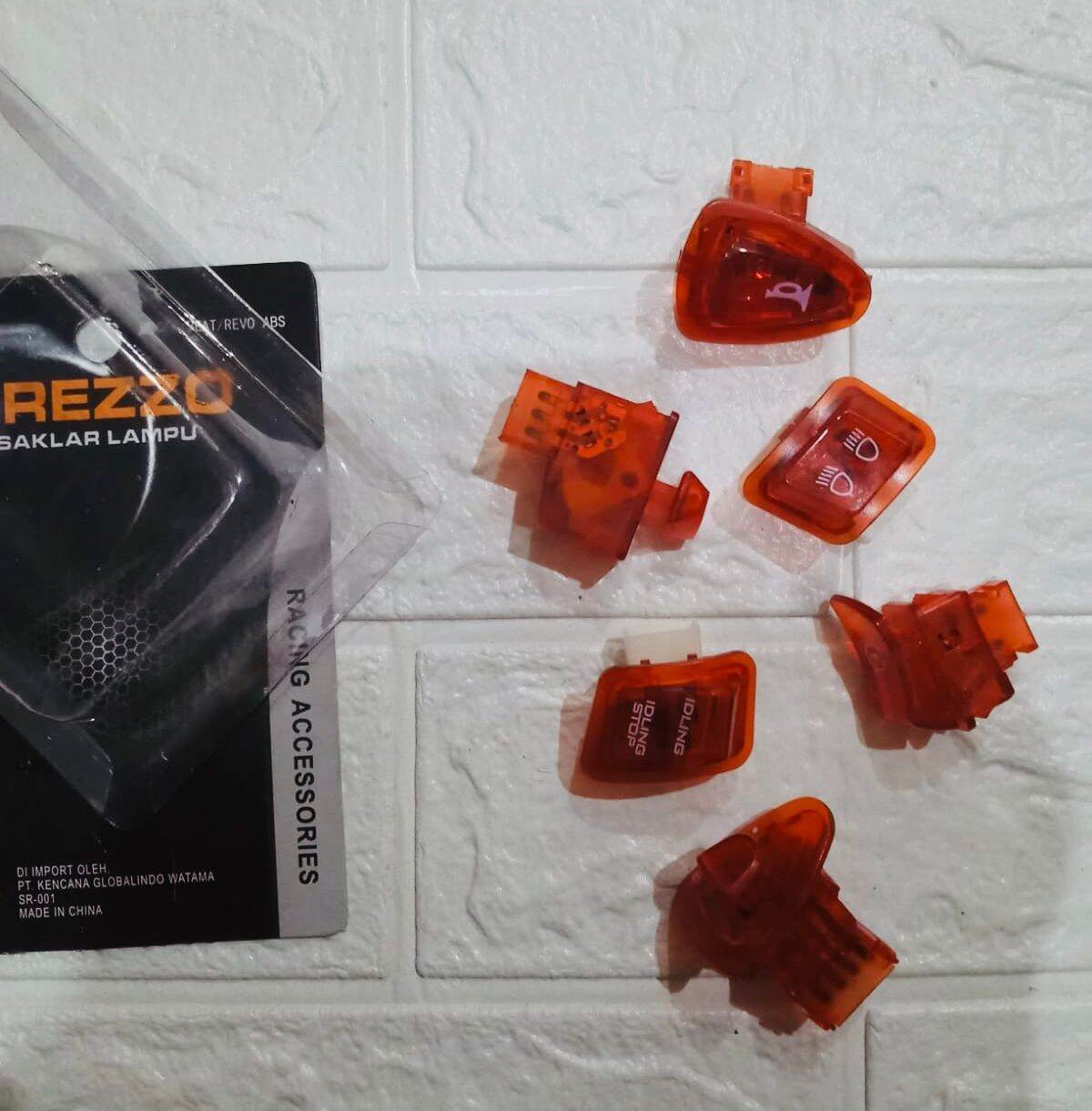 saklar tombol set transparan warna revo abs absolute per set isi 6pc ...