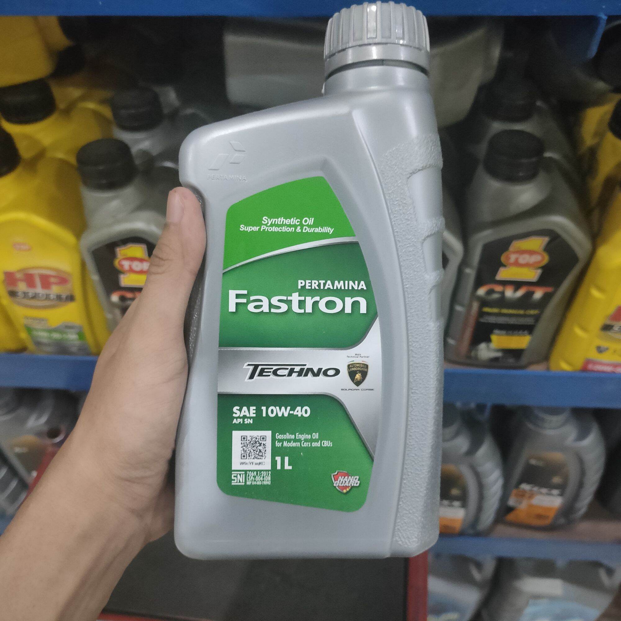 OLI PERTAMINA FASTRON TECHNO 10W40 LITER | Lazada Indonesia