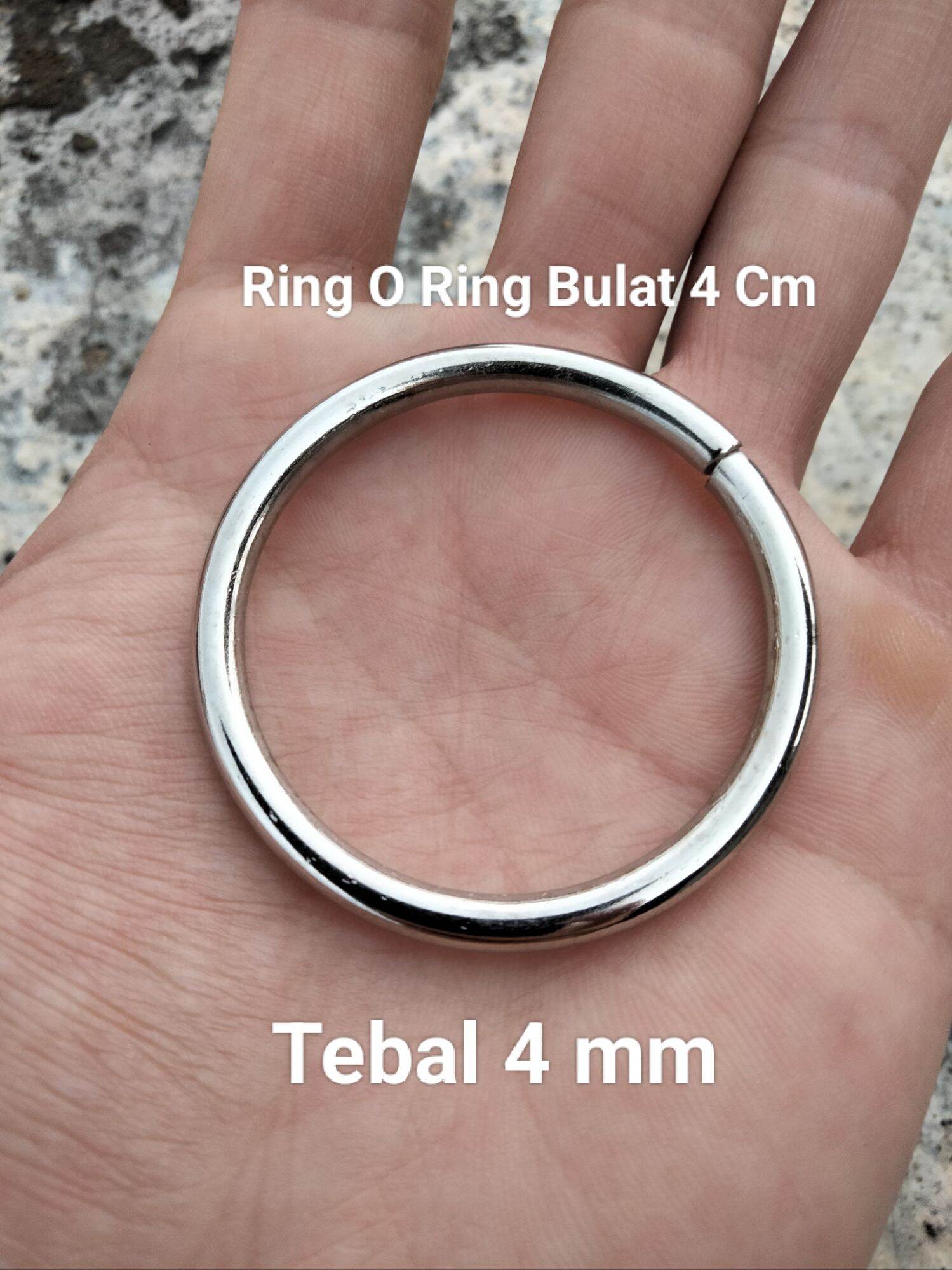 Ring Bulat Ring O Bulat Besi 4 Cm Tebal 4 mm Ring O Bulat Besi Tebal ...