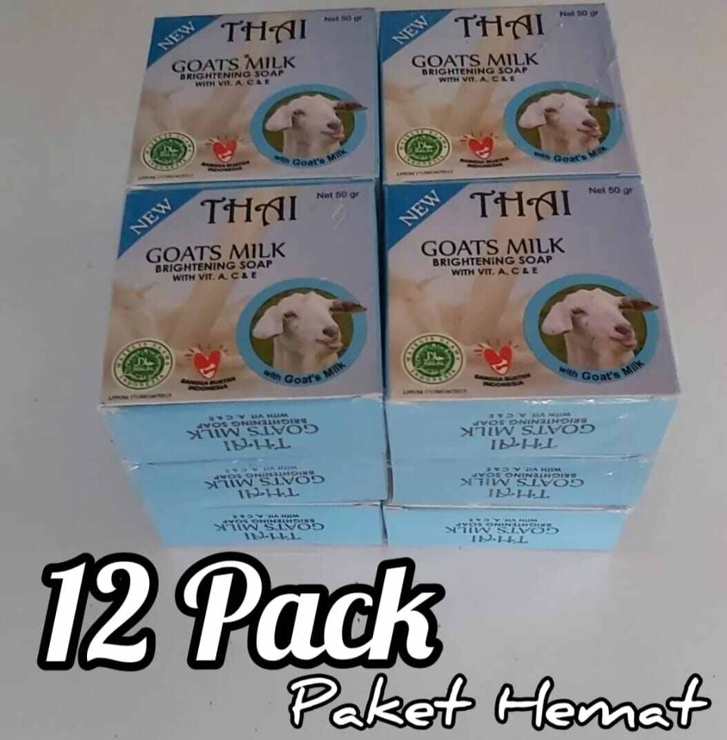 Lusinan/12pcs Sabun Thai Goats Milk | Lazada Indonesia