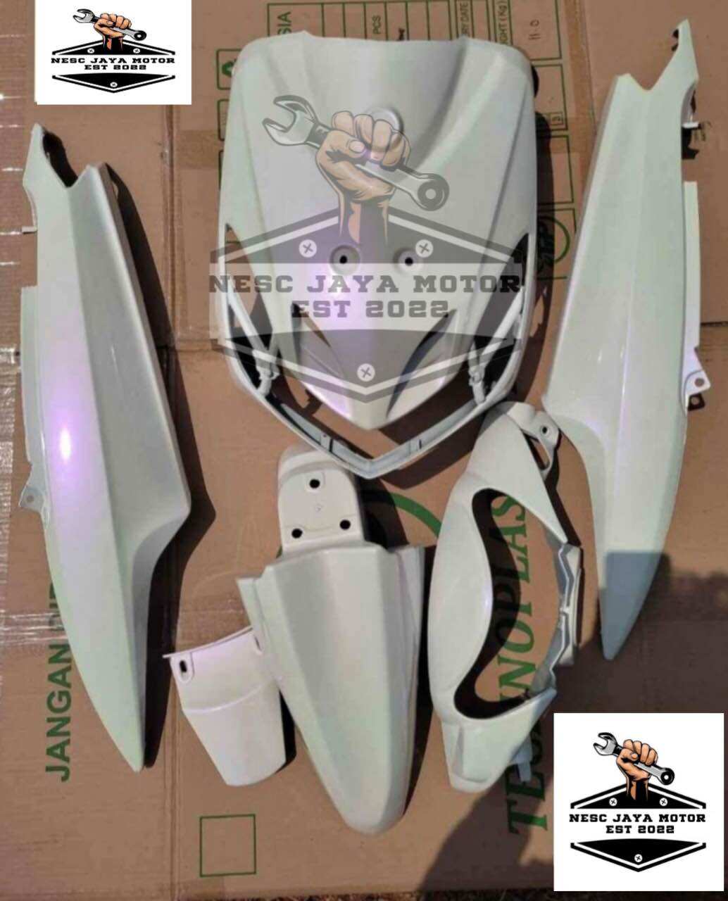 COVER FULL BODY HALUS YAMAHA MIO SMILE LEMBAYUNG PUTIH | Lazada Indonesia