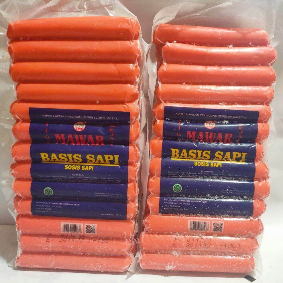 Sosis Sapi Basis Mawar Murah Isi 25 Pcs 500 gram | Lazada Indonesia