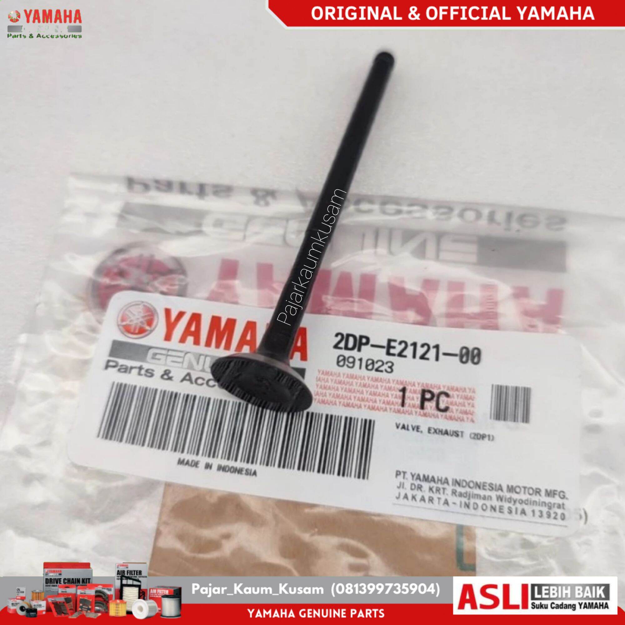 VALVE VALEP KLEP EXHAUST DAN INTEK YAMAHA NMAX ORIGINAL 2DP-E2111-00 ...