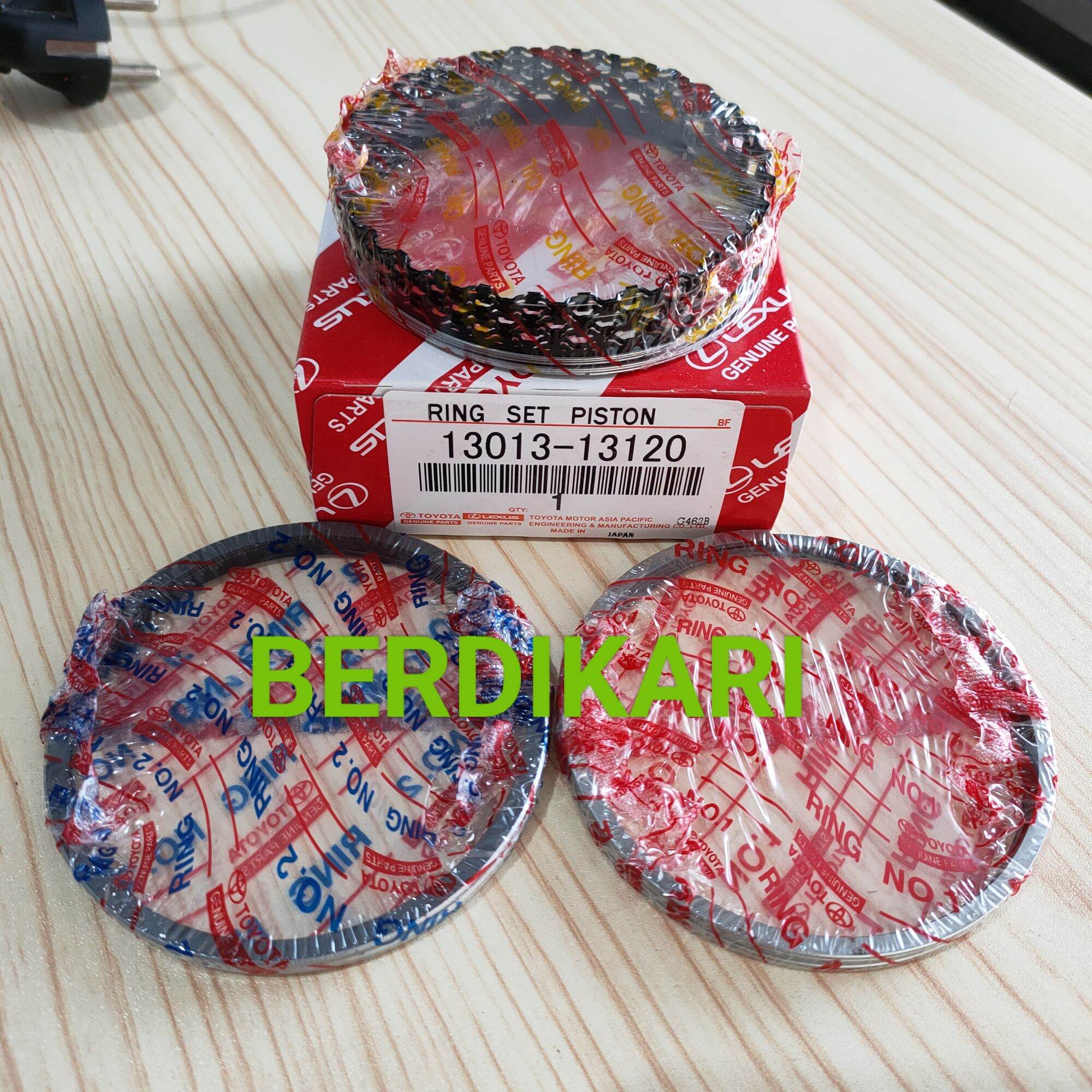 RING PISTON RING SEHER TOYOTA KIJANG 7K EFI 1.8 INJEKSI STD-1.00 JAPAN ...