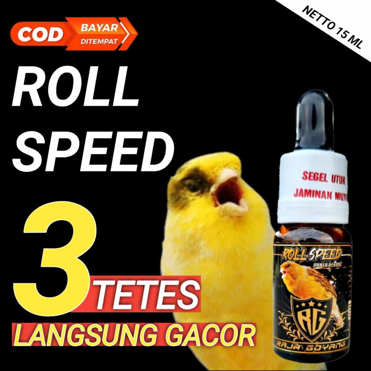 Roll Speed raja Goyang untuk kenari 100% original | Lazada Indonesia