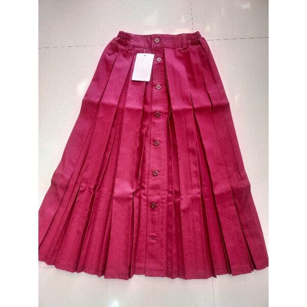 Rok SD Merah Panjang / Rok Adumanis merah panjang / Rok SD Panjang ...