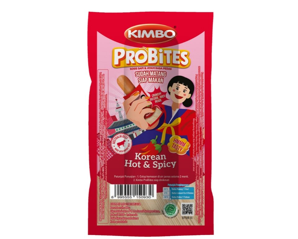 KIMBO Probites Sosis Korean Hot & Spicy 60 g | Lazada Indonesia