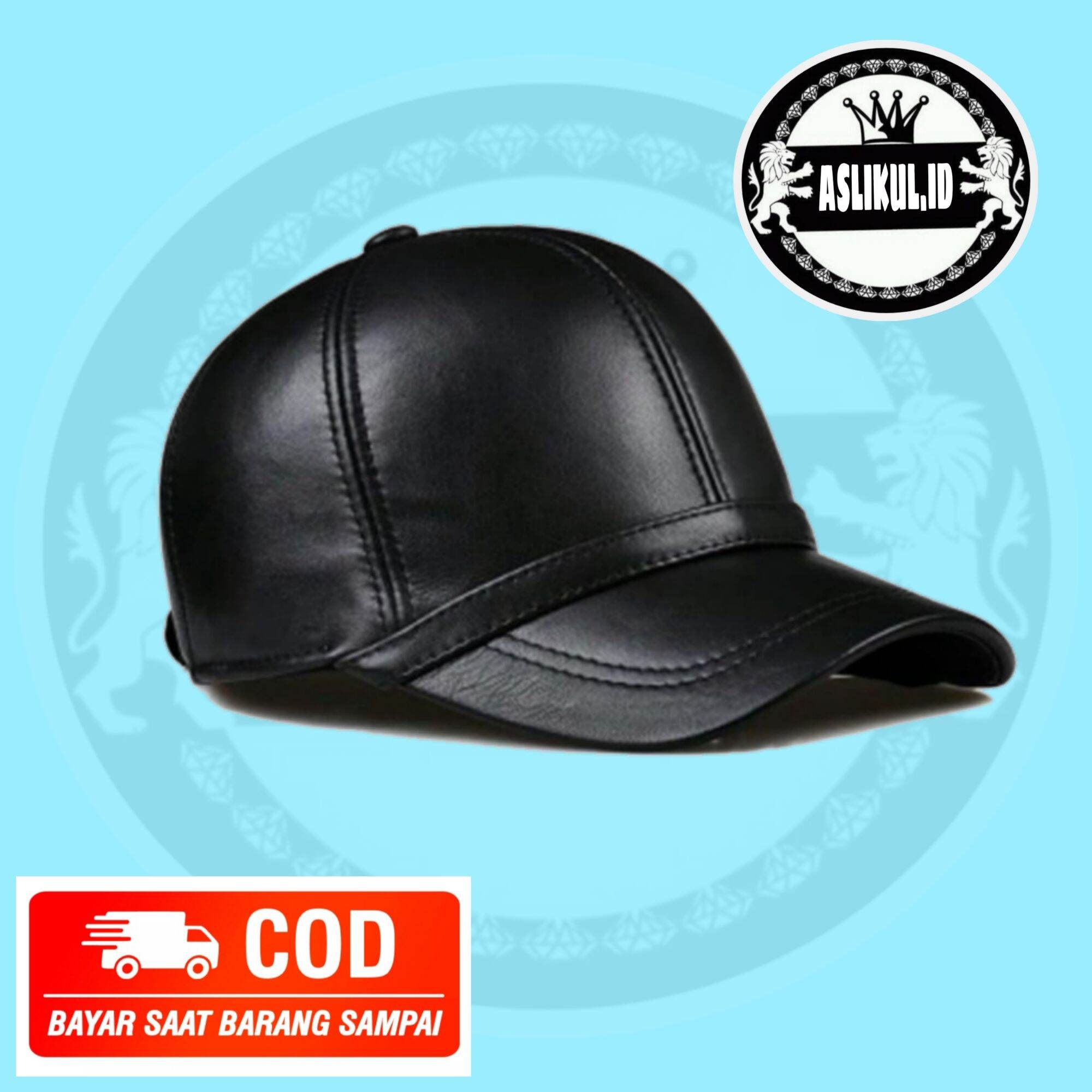 TOPI PRIA KULIT ASLI DOMBA ORIGINAL MURAH | Lazada Indonesia