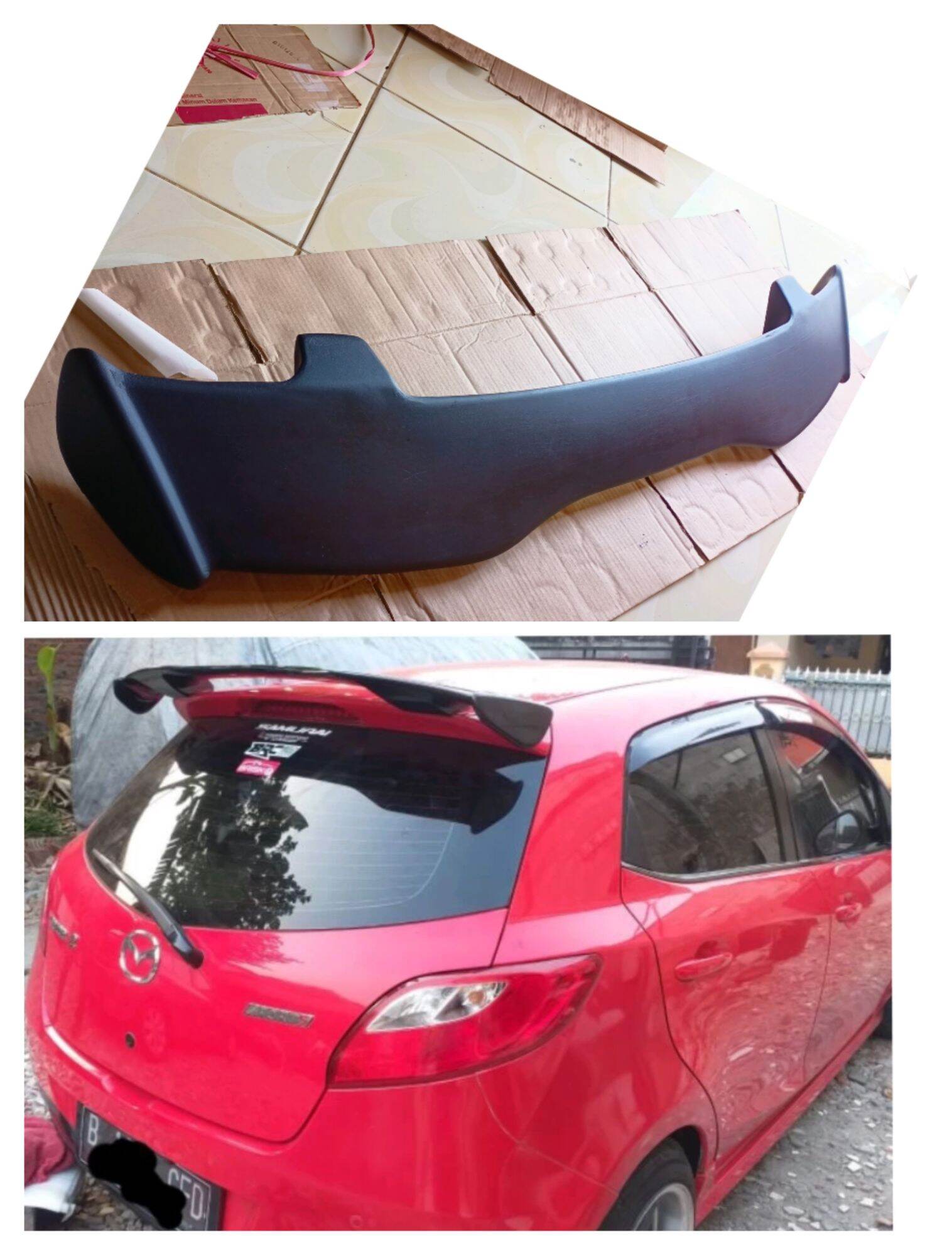 spoiler Mazda 2 Mugen sporty | Lazada Indonesia