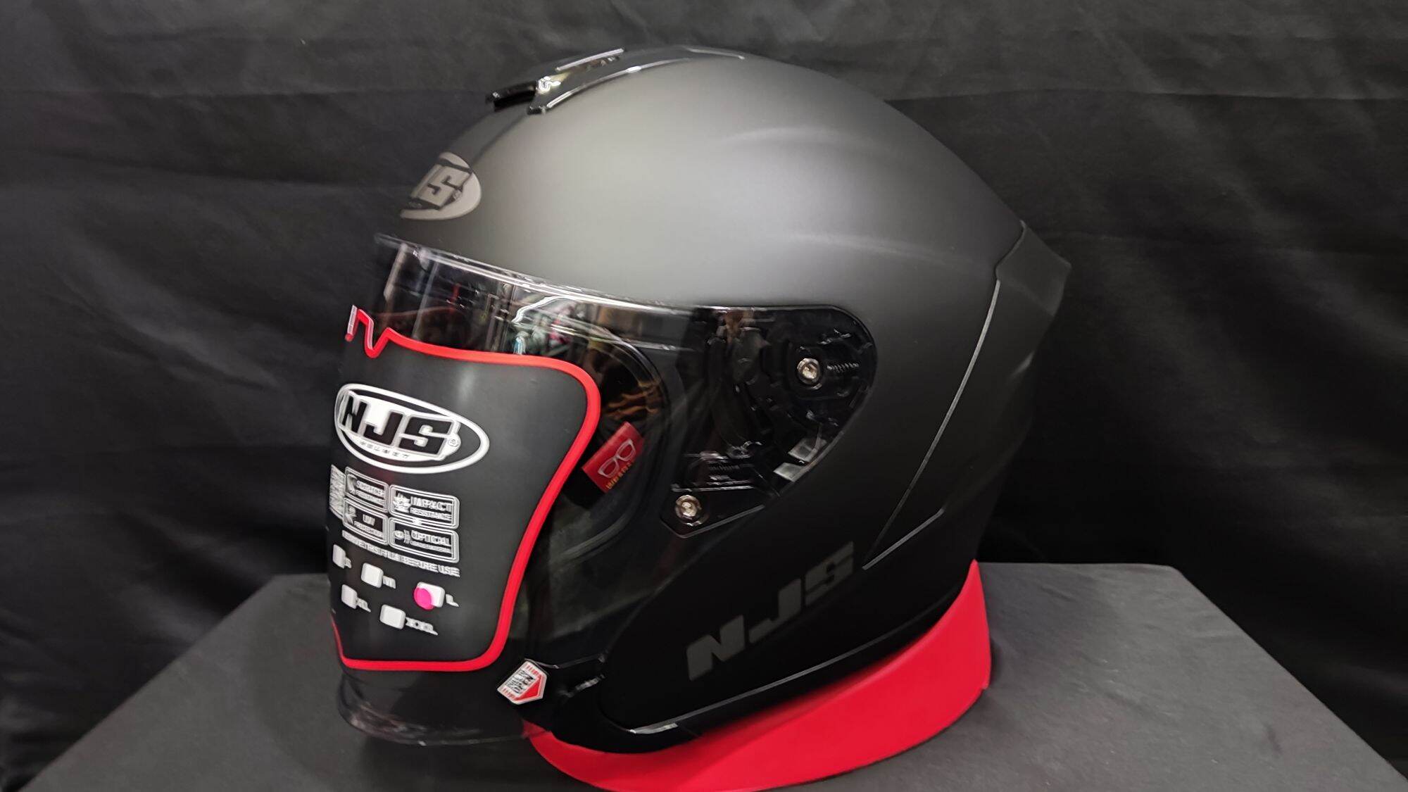 helm njs kairoz black doff | Lazada Indonesia