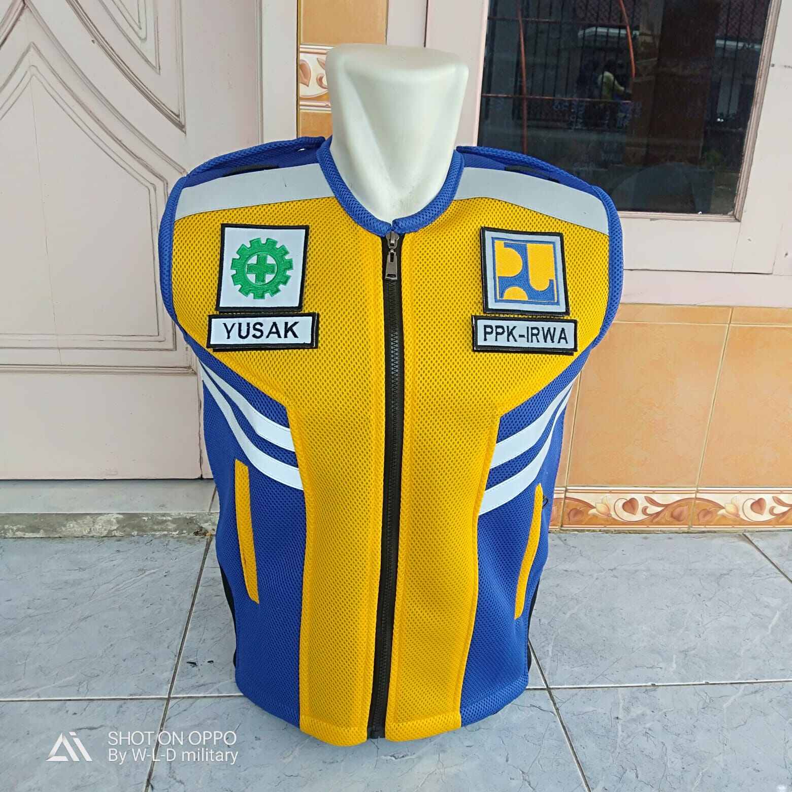 rompi premium PUPR biru kuning | Lazada Indonesia