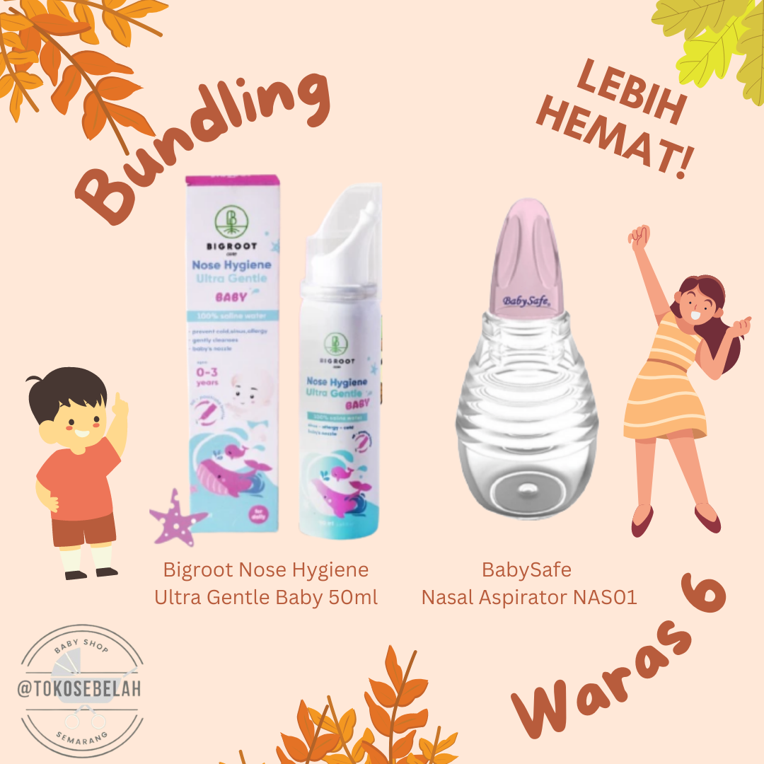 Bundling Bigroot Nasal Spray Nose Hygiene Ultra Gentle Baby BabySafe ...