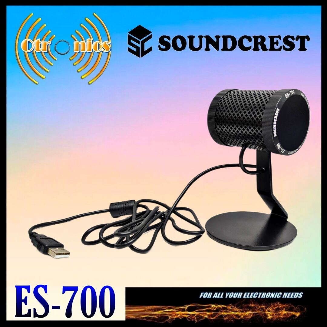 Mic Dekstop USB Microphone Soundcrest ES-700 Mic Stand Studio (PC ...