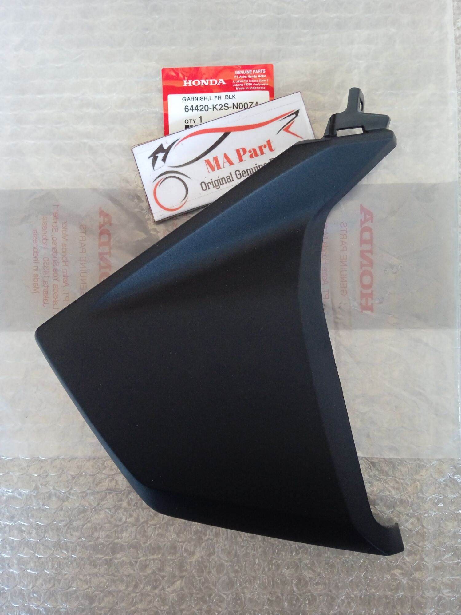 GARNISH COVER TUTUP TEBENG SAYAP KIRI NEW VARIO 160 ORIGINAL 64420-K2S ...