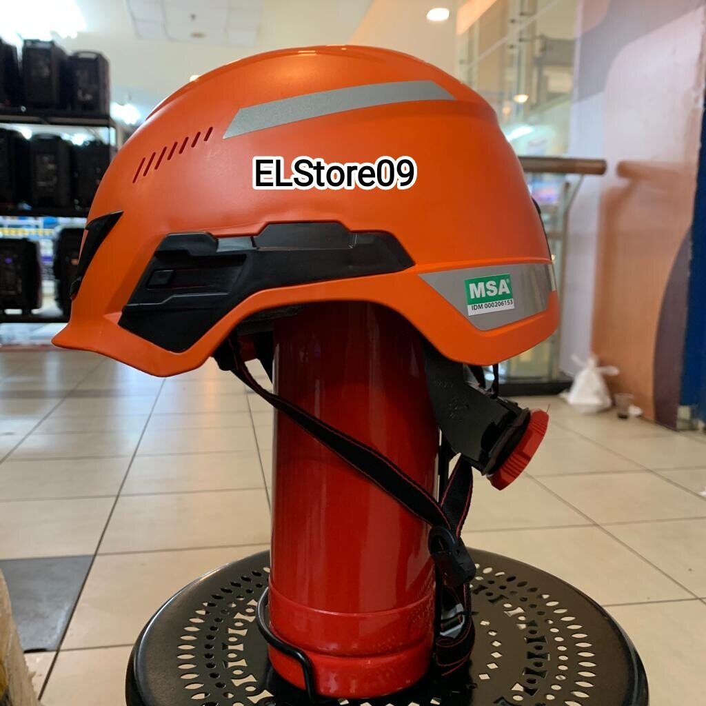 Helm MSA V-Gard H1 Safety Helmet Trivent Lokal Fastrack SNI Orange ...