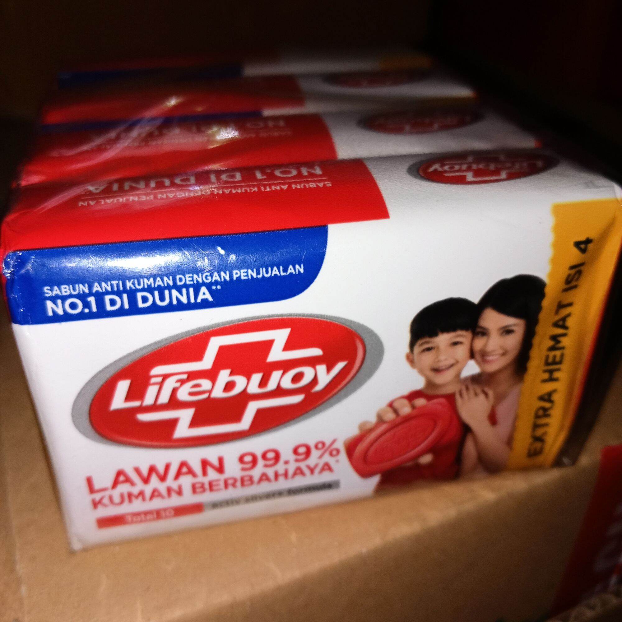 Lifebuoy Sabun Batang All Varian 100g Jumbo (1 Pack Isi 4 Batang ...