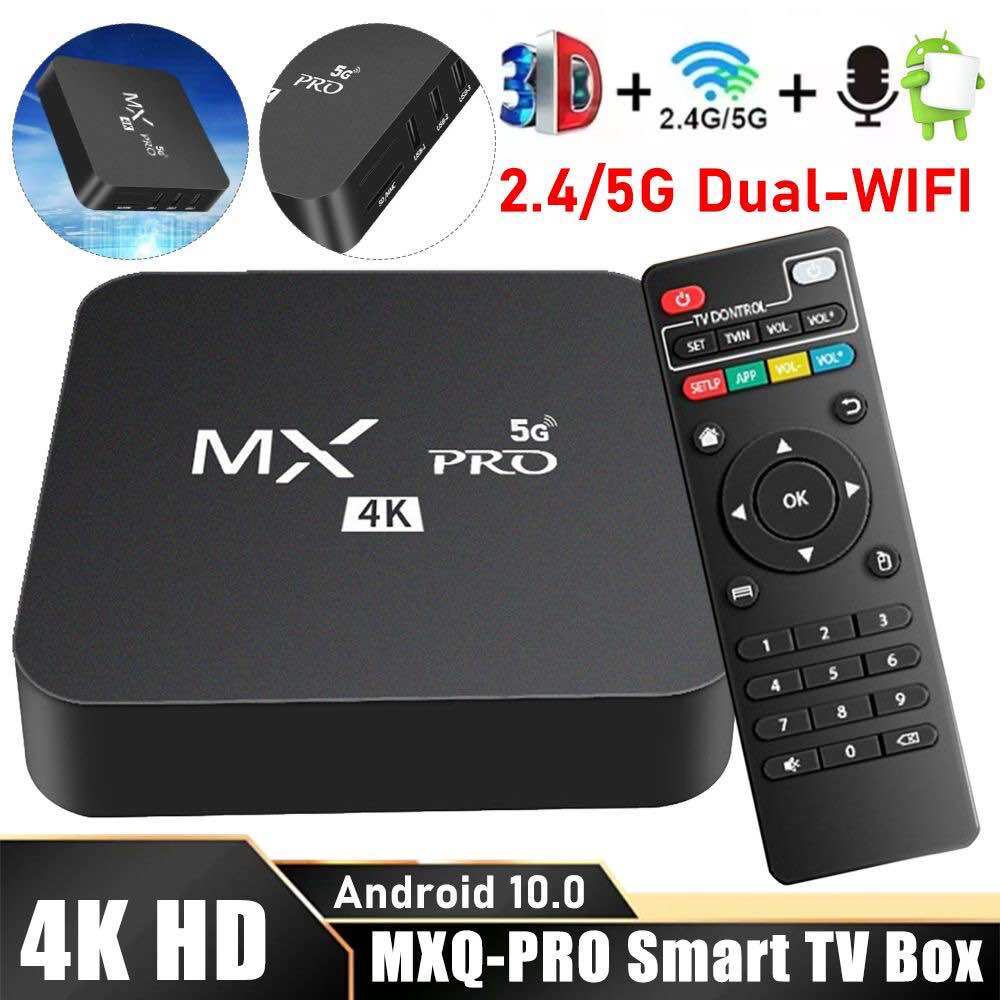 ANDROID SMART TV BOX MXQ PRO 5G 4K ULTRA HD 8GB RAM 128GB ROM NEW ...
