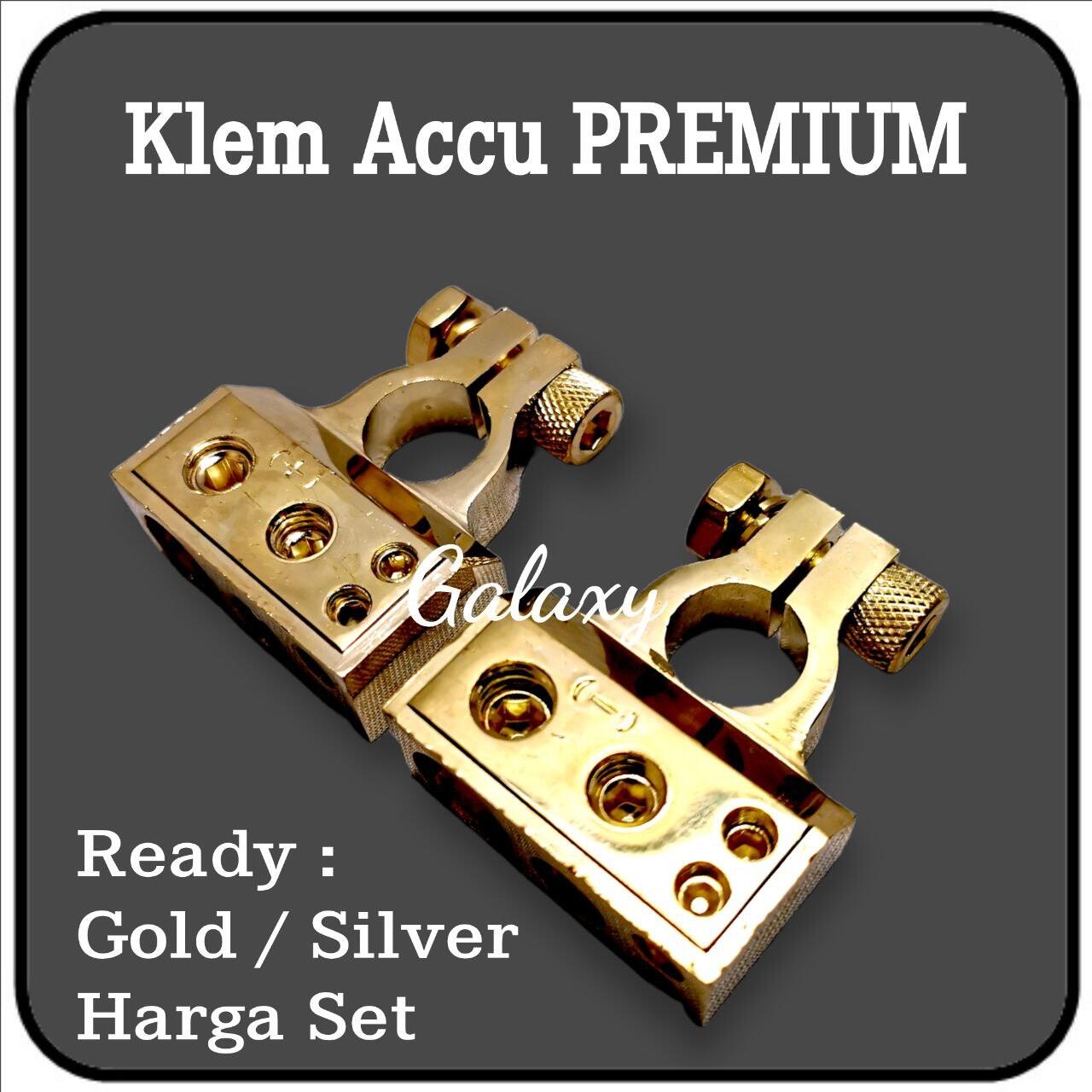 Klem Aki / Accu Gold Jumbo - PREMIUM A - Harga Set | Lazada Indonesia