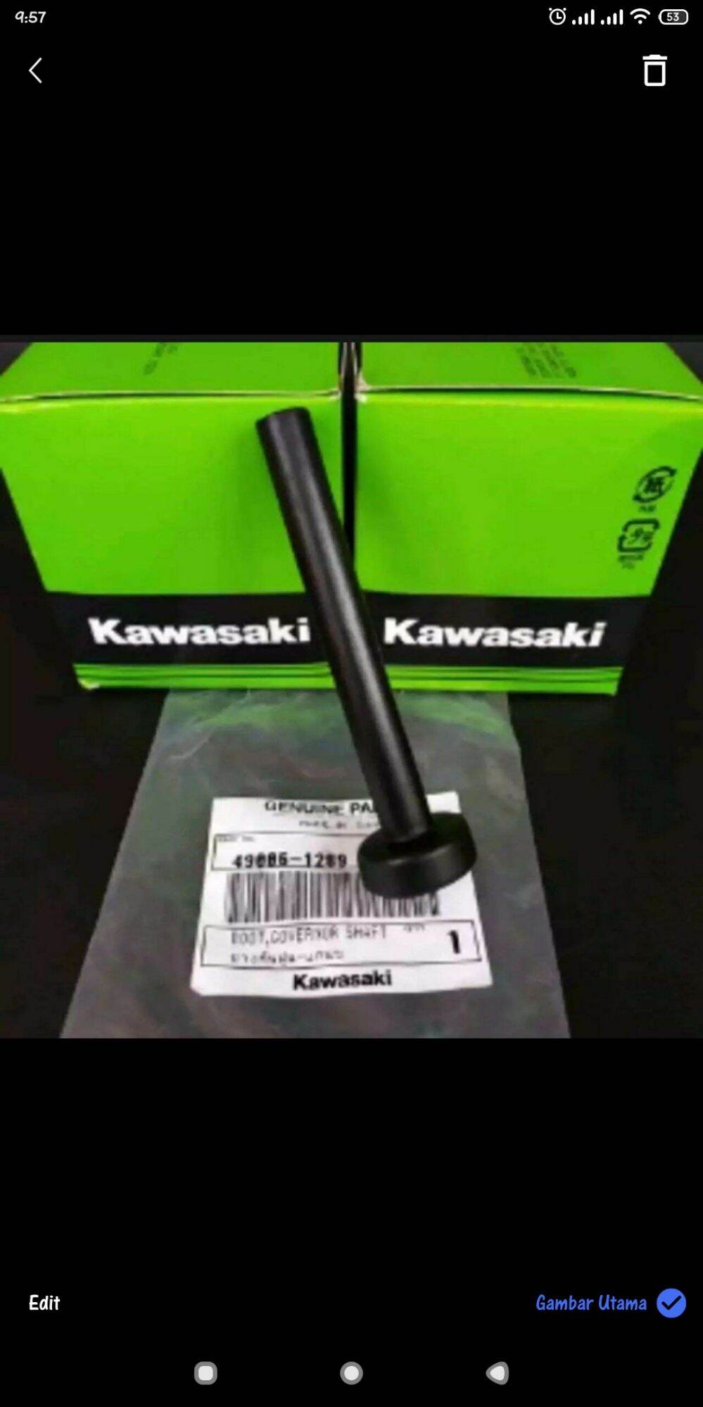 Karet Cover Tiang Super Kips Original Kawasaki | Lazada Indonesia