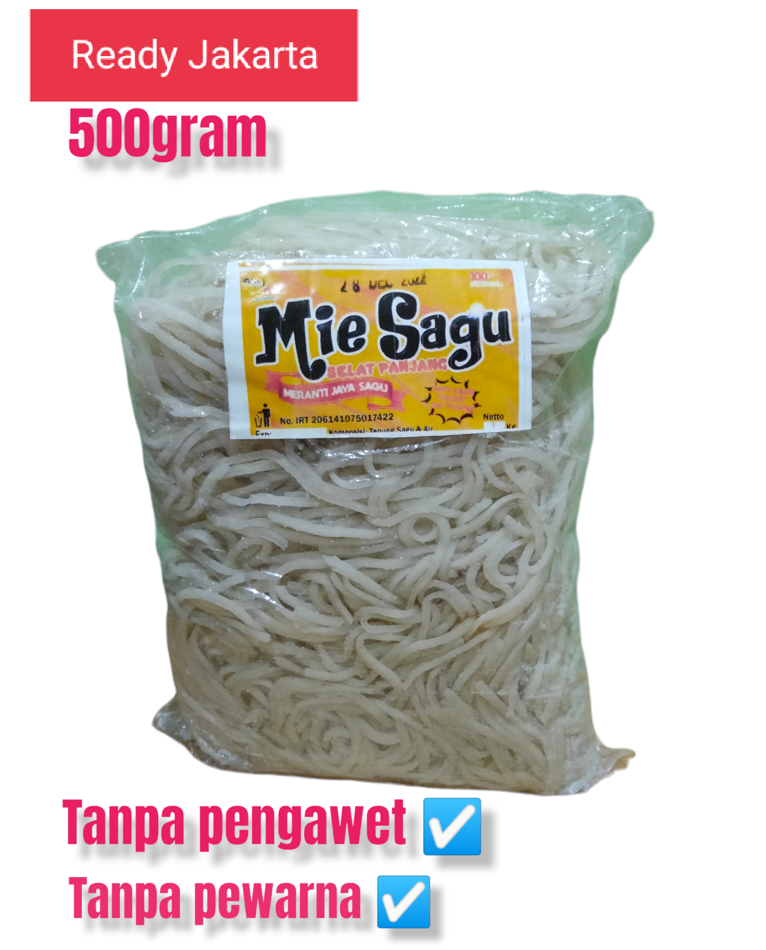 Mie Sagu Selatpanjang Mie Kering khas Riau 500gram | Lazada Indonesia