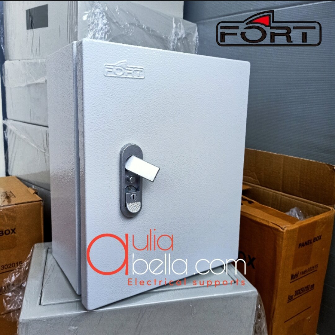 box panel listrik metal 30x25x15 indoor full 1mm pabrikan merk fort ...