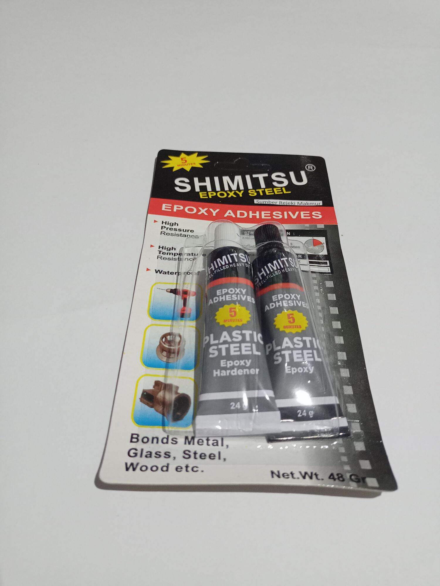Plastik steel Epoxy 5 menit Lem plastik dan Lem Besi Lem serbaguna ...