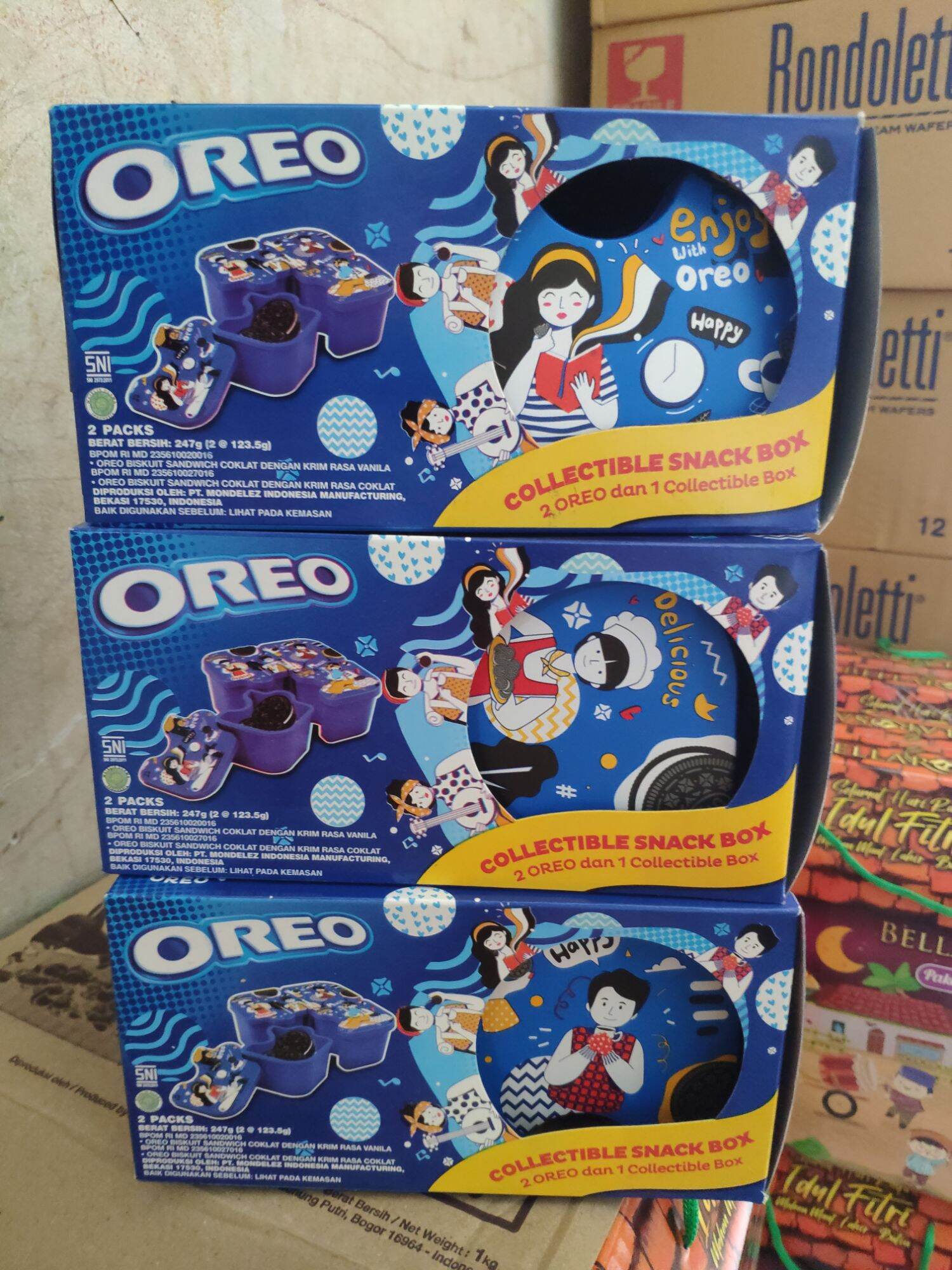 Oreo free snack box (isi 2 Oreo 133 gram + snack box)/Oreo | Lazada ...