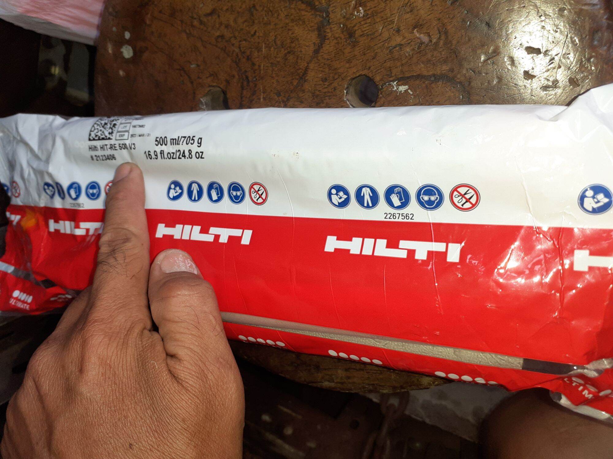 hilti hit - re 500 v3 lem beton chemical anchor dan rebar stick ...