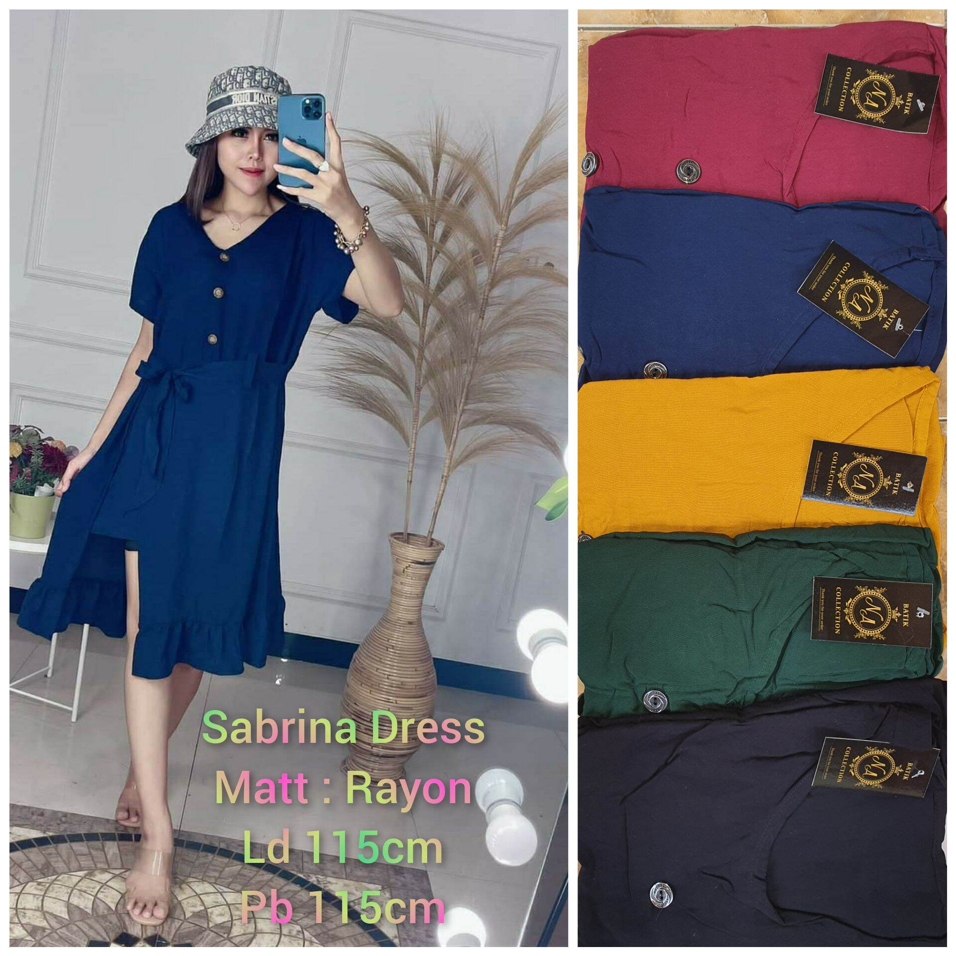 Sabrina Dress || Dress Kekinian Dengan Desain Yang Keren dan Menarik ...