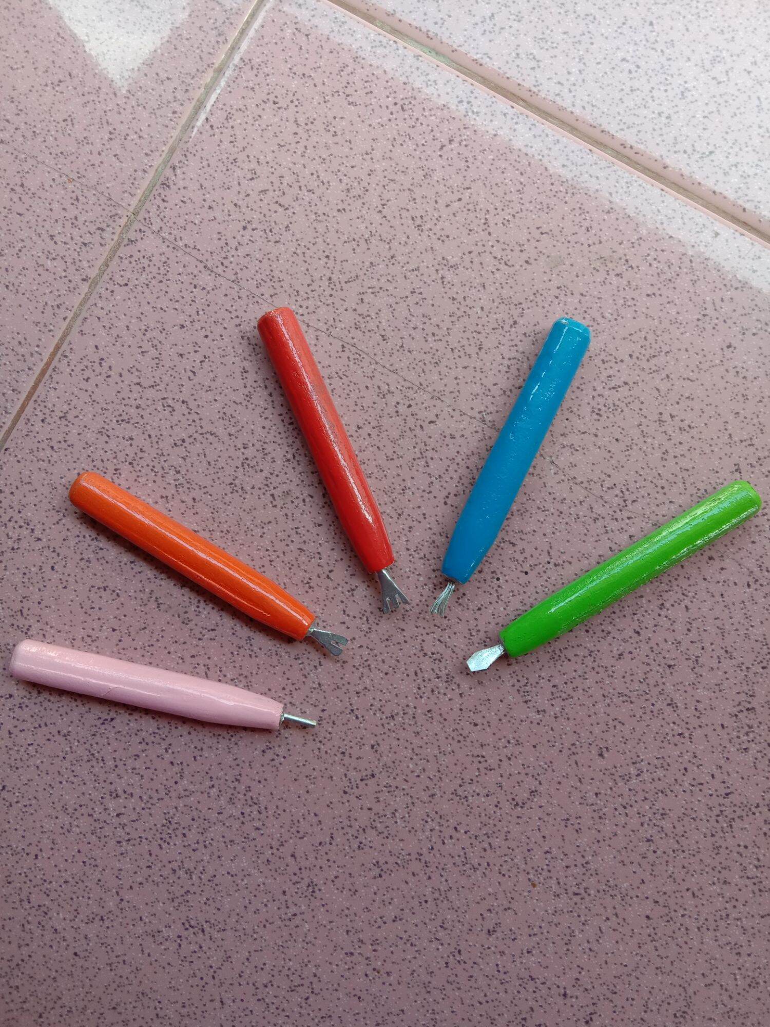 Alat kerik alat gores alat ukir mewarnai isi 5 | Lazada Indonesia