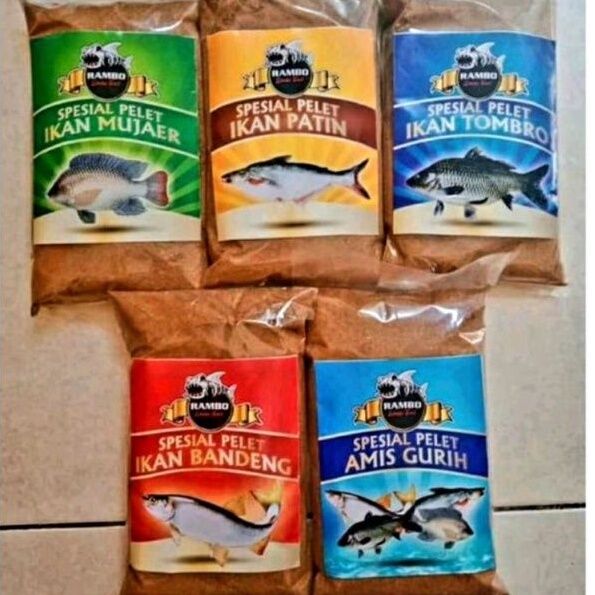 Umpan Pelet rambo merk patin,tombro,amis gurih,bandeng | Lazada Indonesia