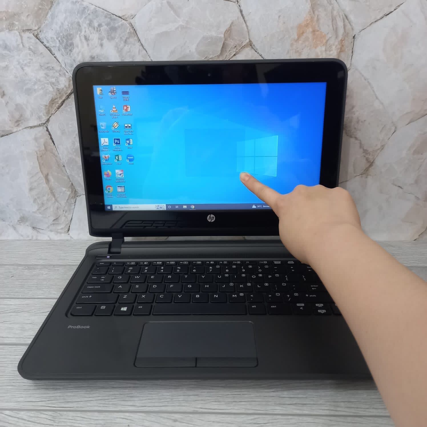 LAPTOP HP PROBOOK 11 G2 GEN6 RAM 8 GB SSD 512 GB LAYAR TOUCHSCREEN ...