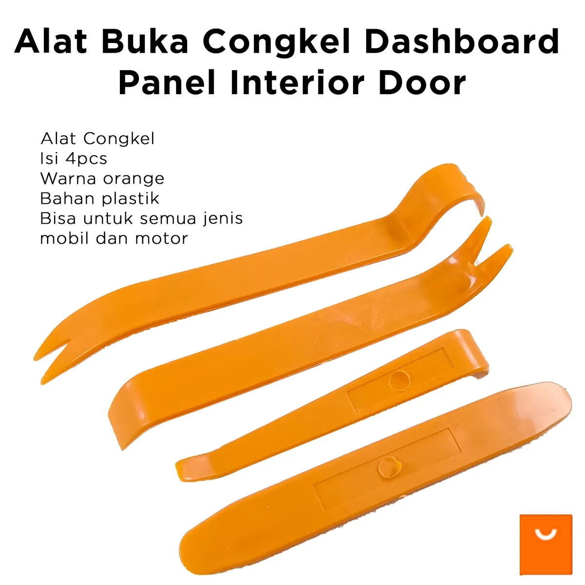 Set isi 4 Alat Congkel Cukit Bongkar Congkelan Dashboard Panel Doortrim ...
