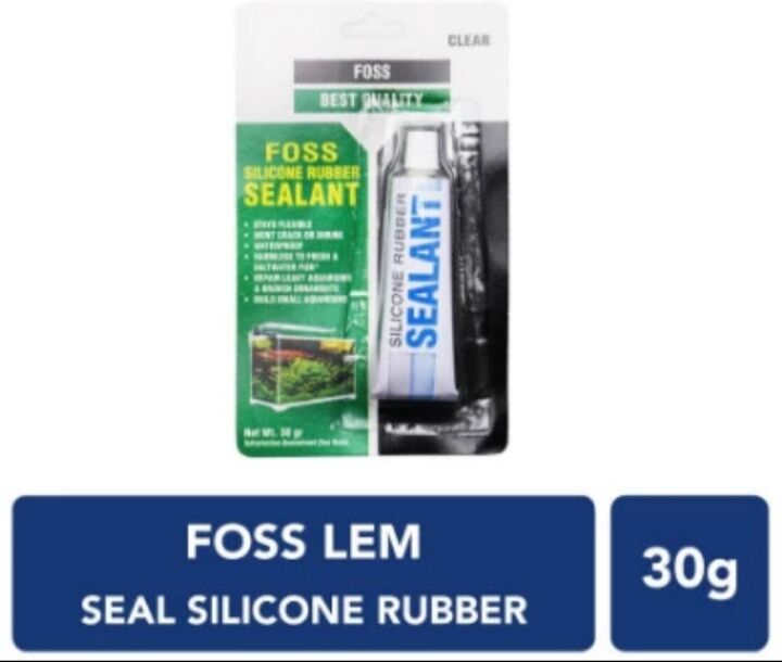 Sealant Foss 30 gr Lem Kaca Aquarium Akuarium Aquascape | Lazada Indonesia