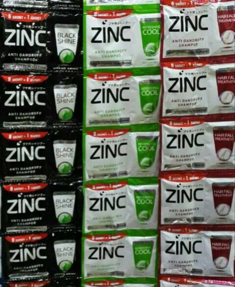 SHAMPO ZINC SACHET 1 RENCENG ISI 24 SACHET | Lazada Indonesia
