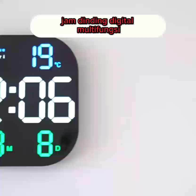 SOHA JD-6633 Jam Dinding LED Besar Bisa Timer Countdown Digital LED ...