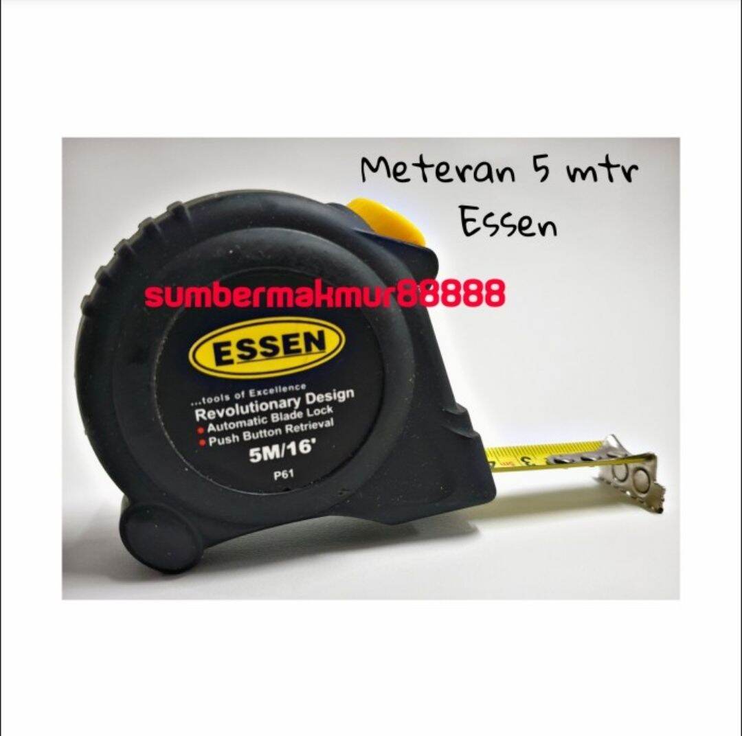 Meteran Essen 5 mtr Roll meter | Lazada Indonesia