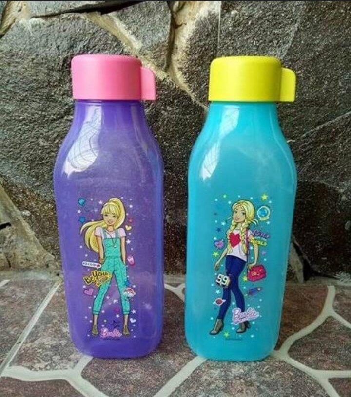 barbie bottle tupperware original / botol tupperware gambar barbie ...