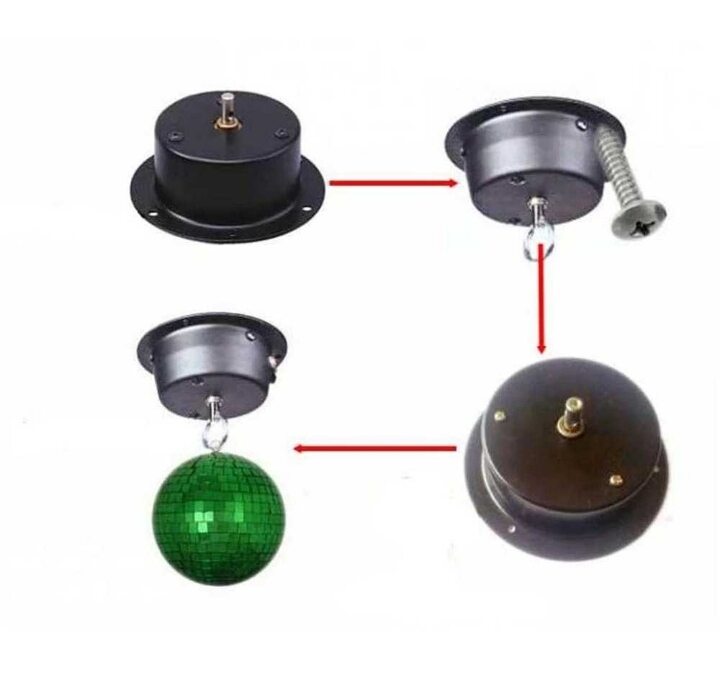 Motor Pemutar Bola Disko Kaca Disco Ball Rotating Motor | Lazada Indonesia