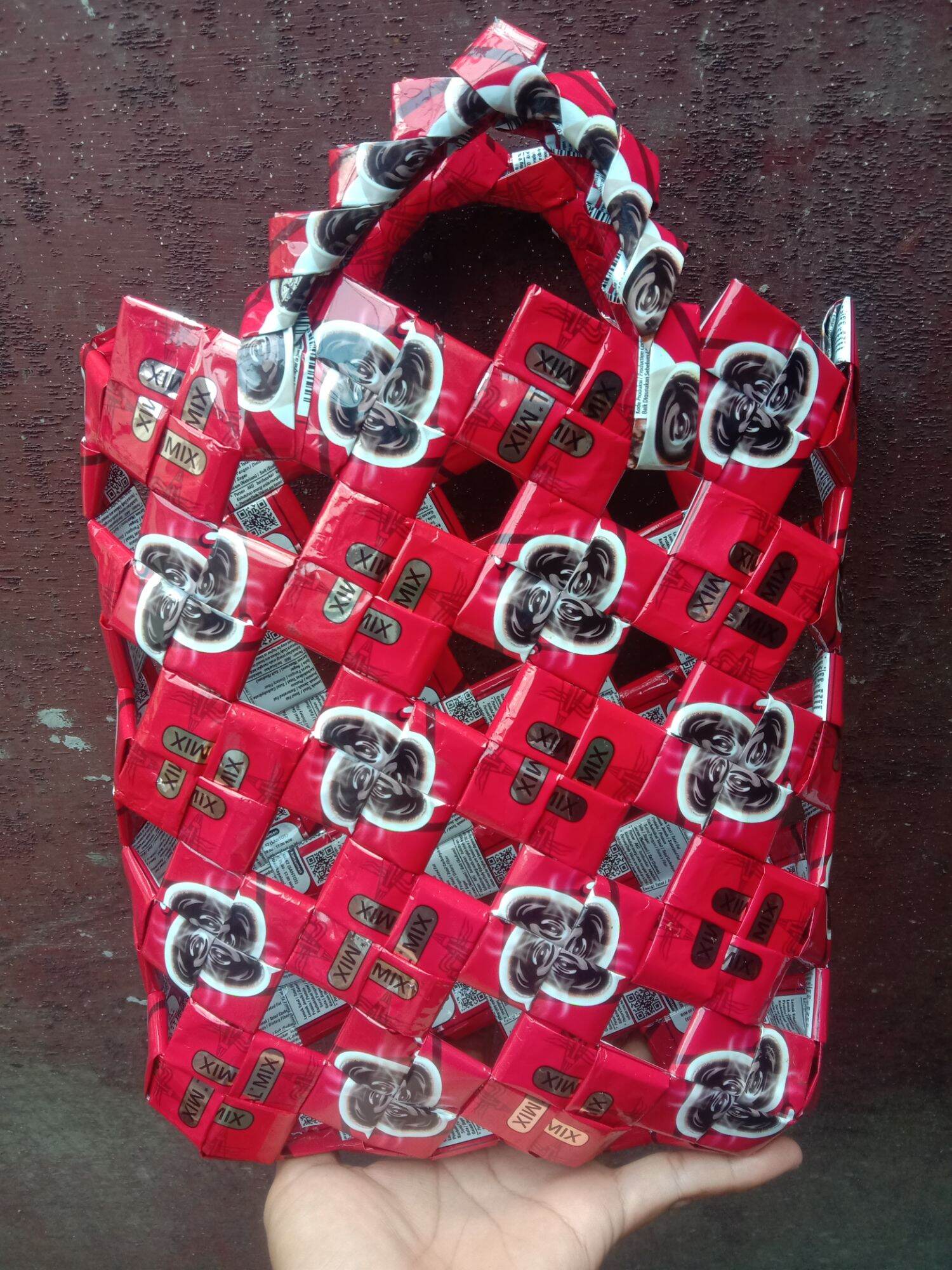 tas jinjing DAUR ULANG BUNGKUS KOPI kapal api | Lazada Indonesia