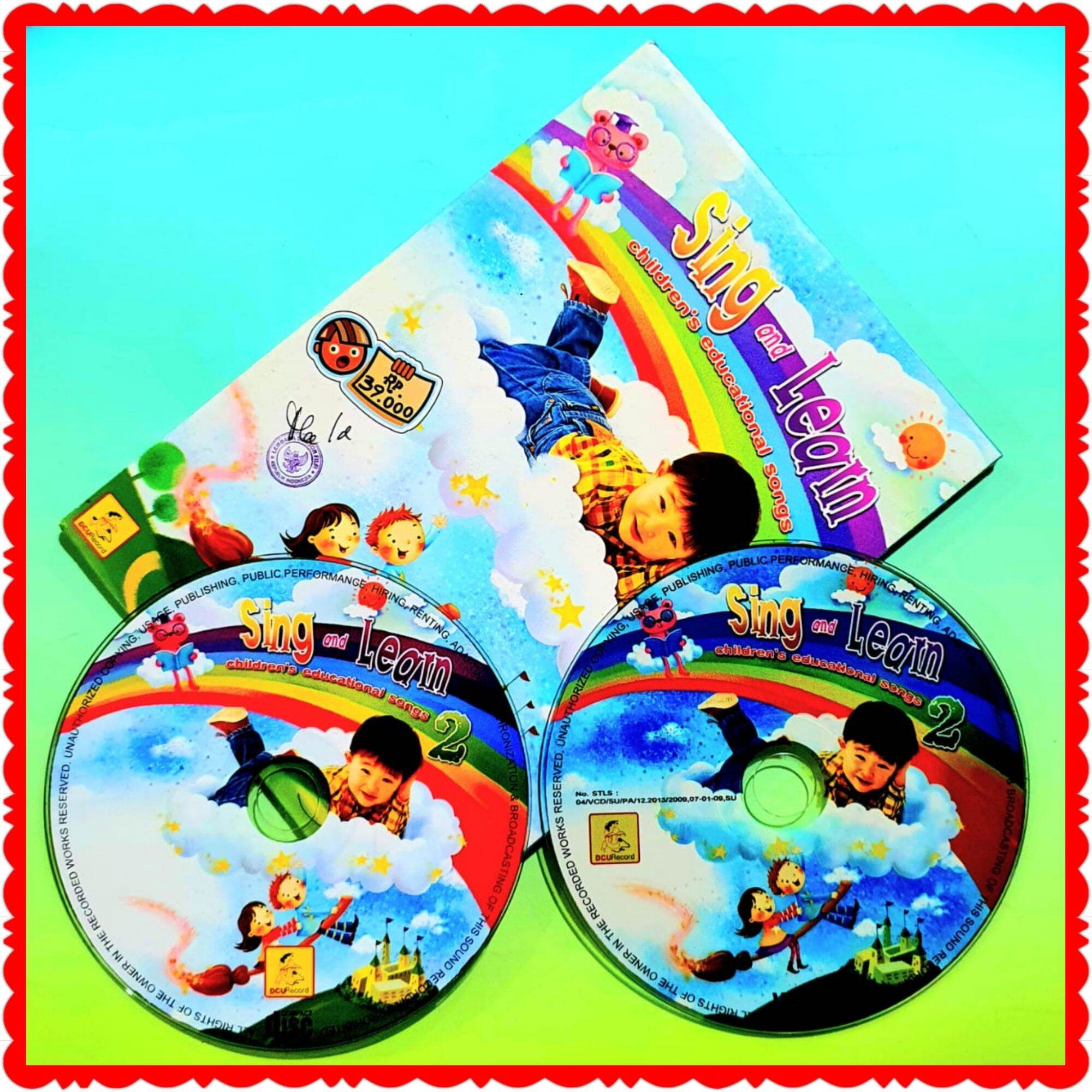 KASET VCD ORIGINAL VIDEO LAGU ANAK ANAK BAHASA INGGRIS SING AND LEARN-FILM VIDEO EDUKASI ANAK ...