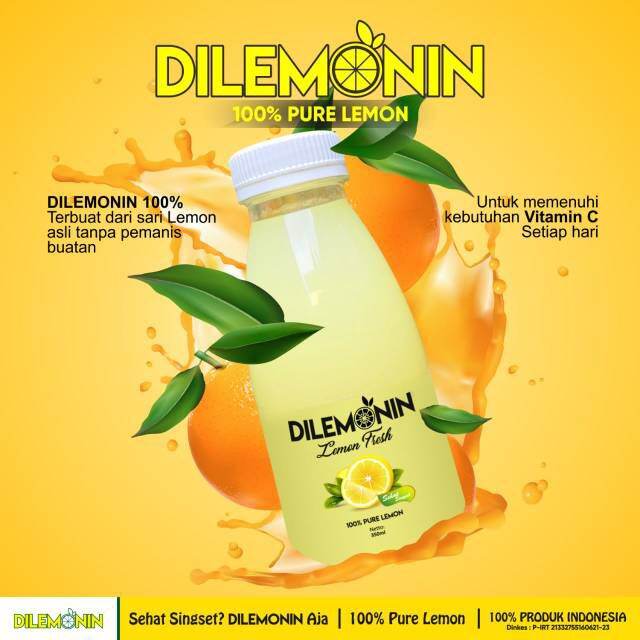 DILEMONIN LEMON PERAS TANPA CAMPURAN | Lazada Indonesia