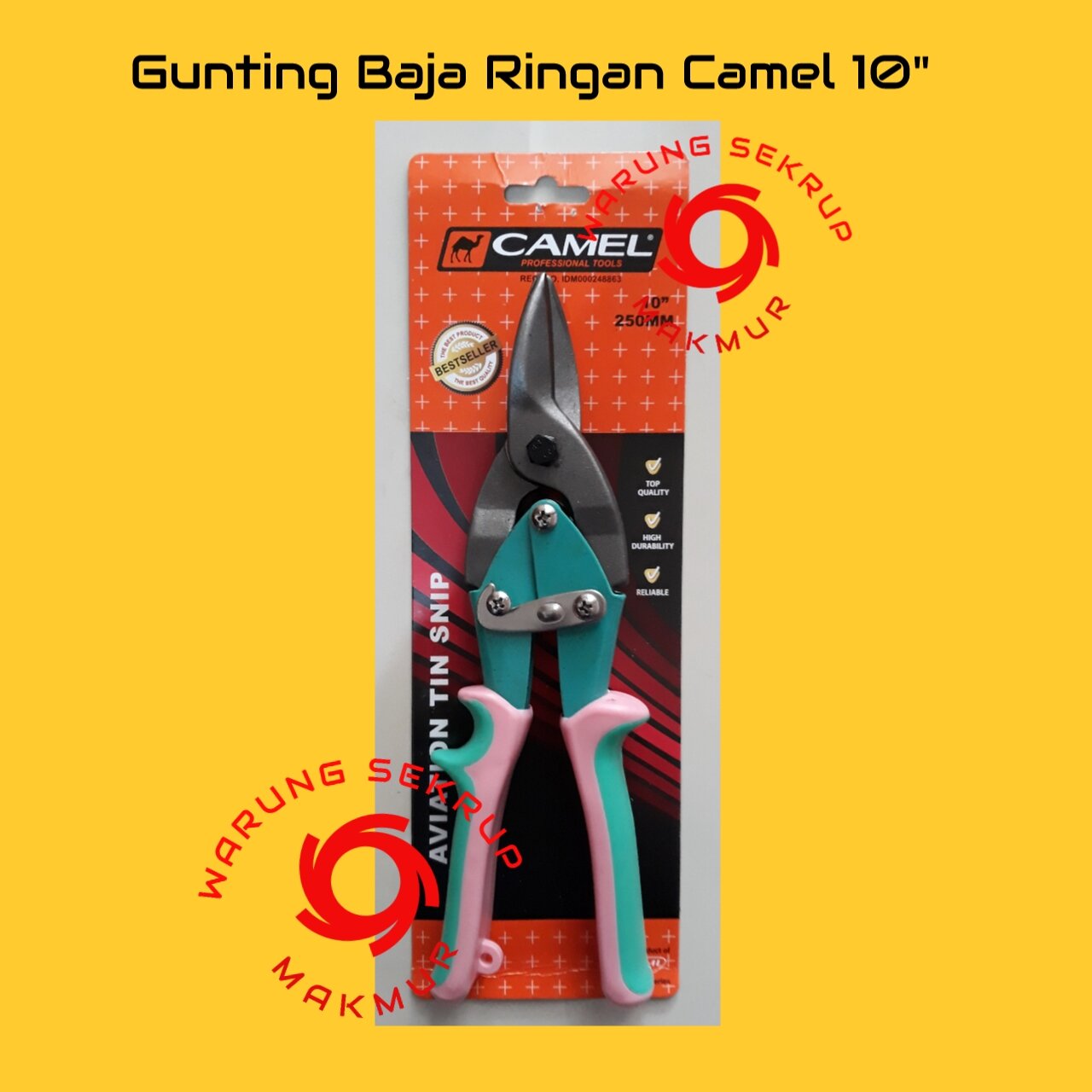 Gunting Baja Ringan Camel 10" / Gunting Hollow Camel 10 Inch | Lazada ...