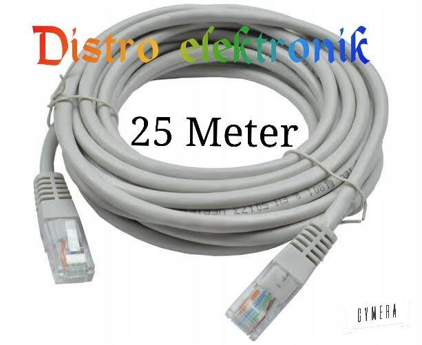 Kabel LAN 25m Cat 5e Eyota Kabel LAN to LAN 25 Meter Rakitan Siap Pakai ...