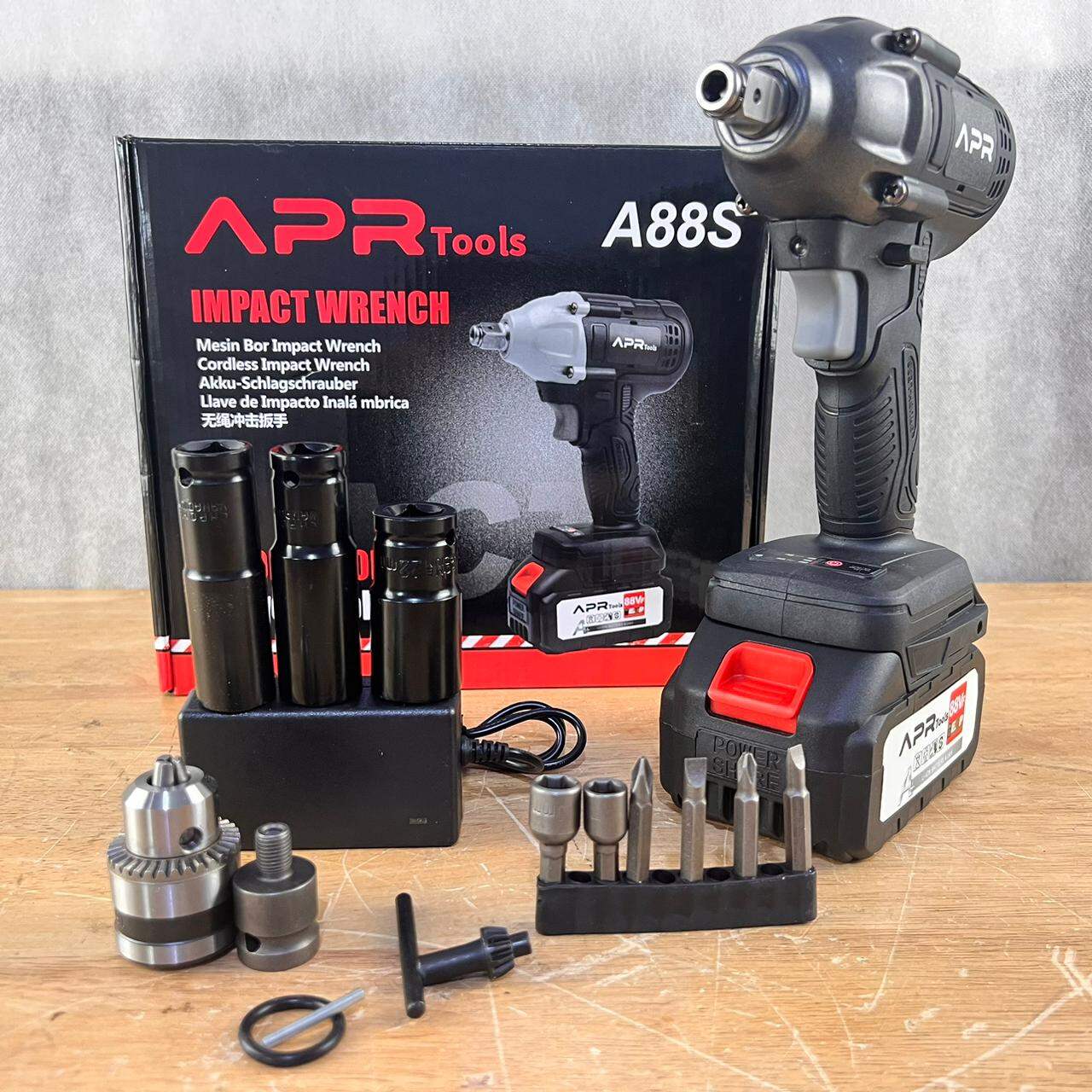 impact wrench A88s APR JAPAN tech mesin pembuka baut ban mobil motor ...