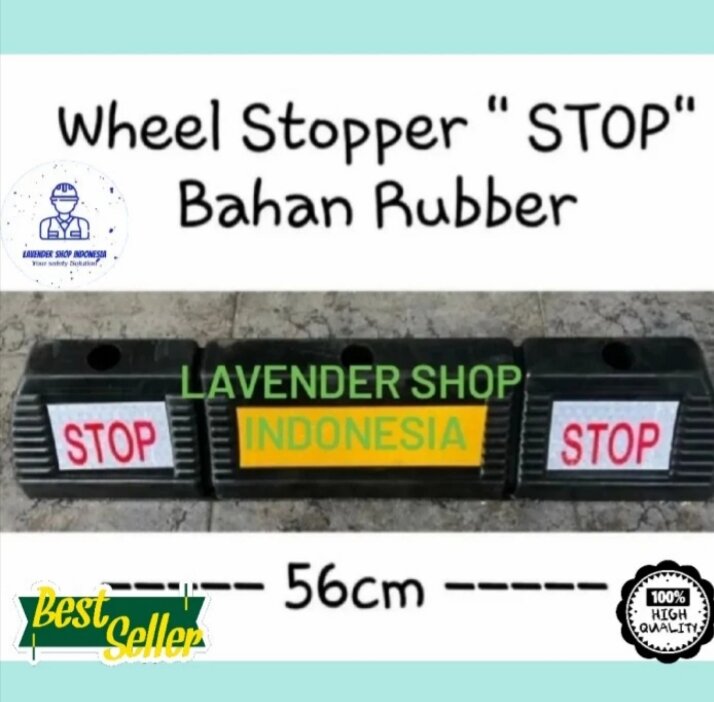 Wheel Stopper Rubber Stop / Pengganjal ban mobil | Lazada Indonesia