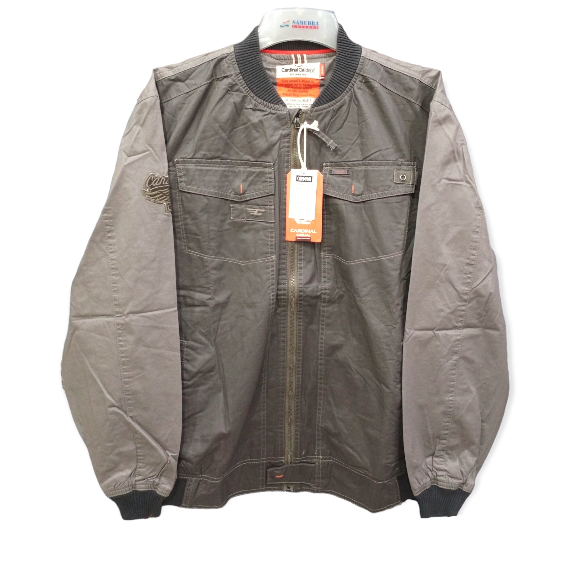 JAKET CARDINAL CANVAS KOMBINASI | Lazada Indonesia