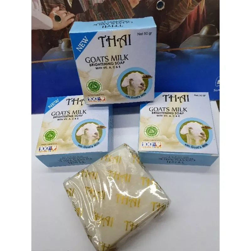 Thai Goats Milk Soap 50gr / Sabun Susu kambing/ Sabun Thai | Lazada ...