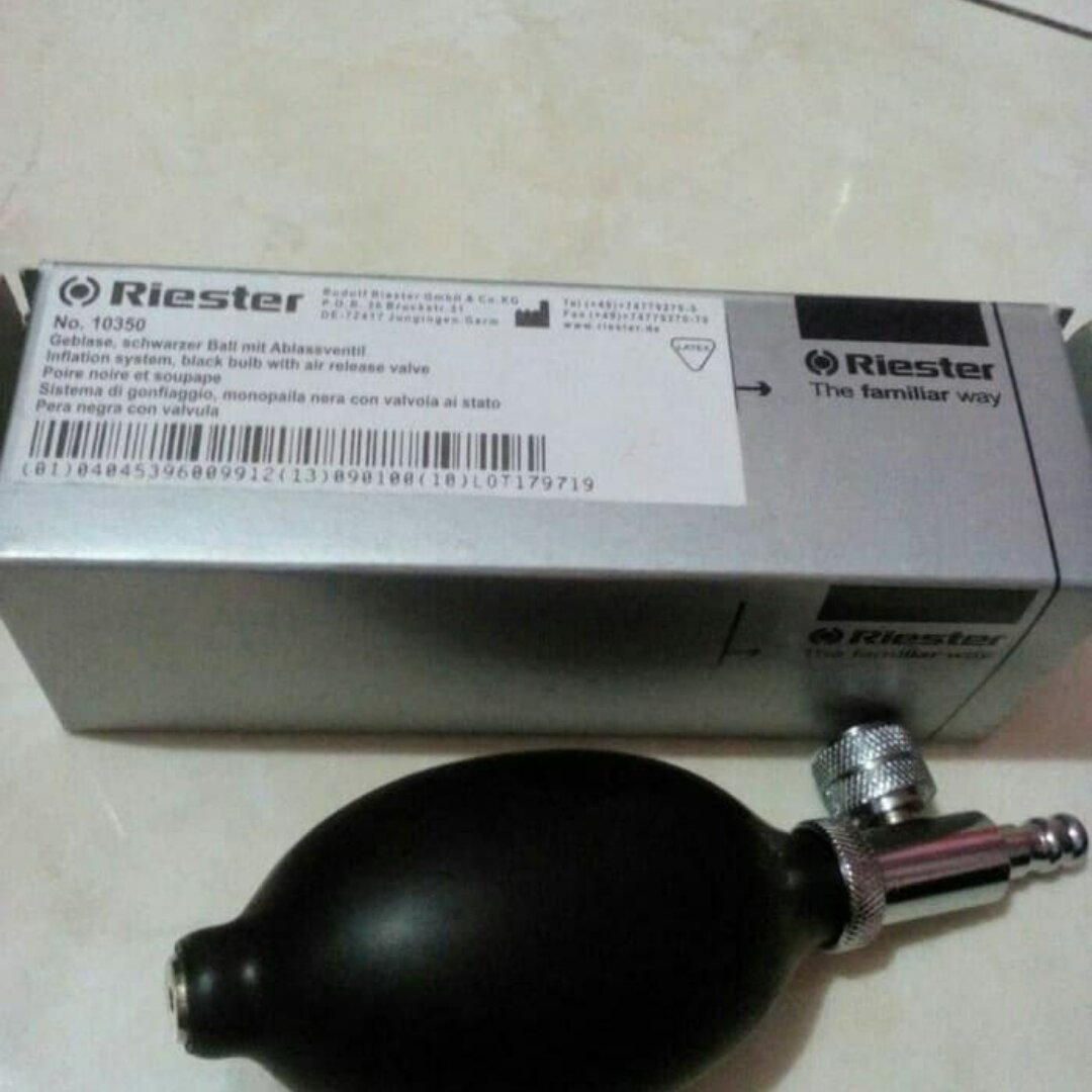 balon tensi reister balon tensi manual riester | Lazada Indonesia